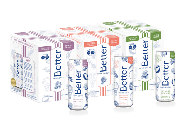 2MG THC + 6MG CBD Variety 12 Pack – Drink Better Than Booze