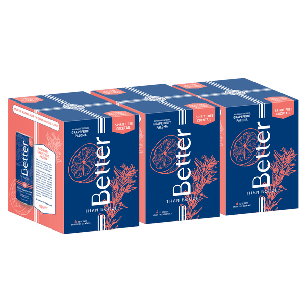 Rosemary Grapefruit Paloma Non Alcoholic Mocktail – Drink Better Than Booze