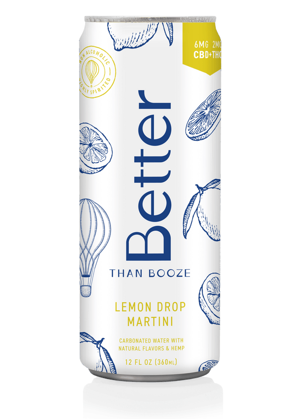 CBD + THC Lemon Drop Martini – Drink Better Than Booze